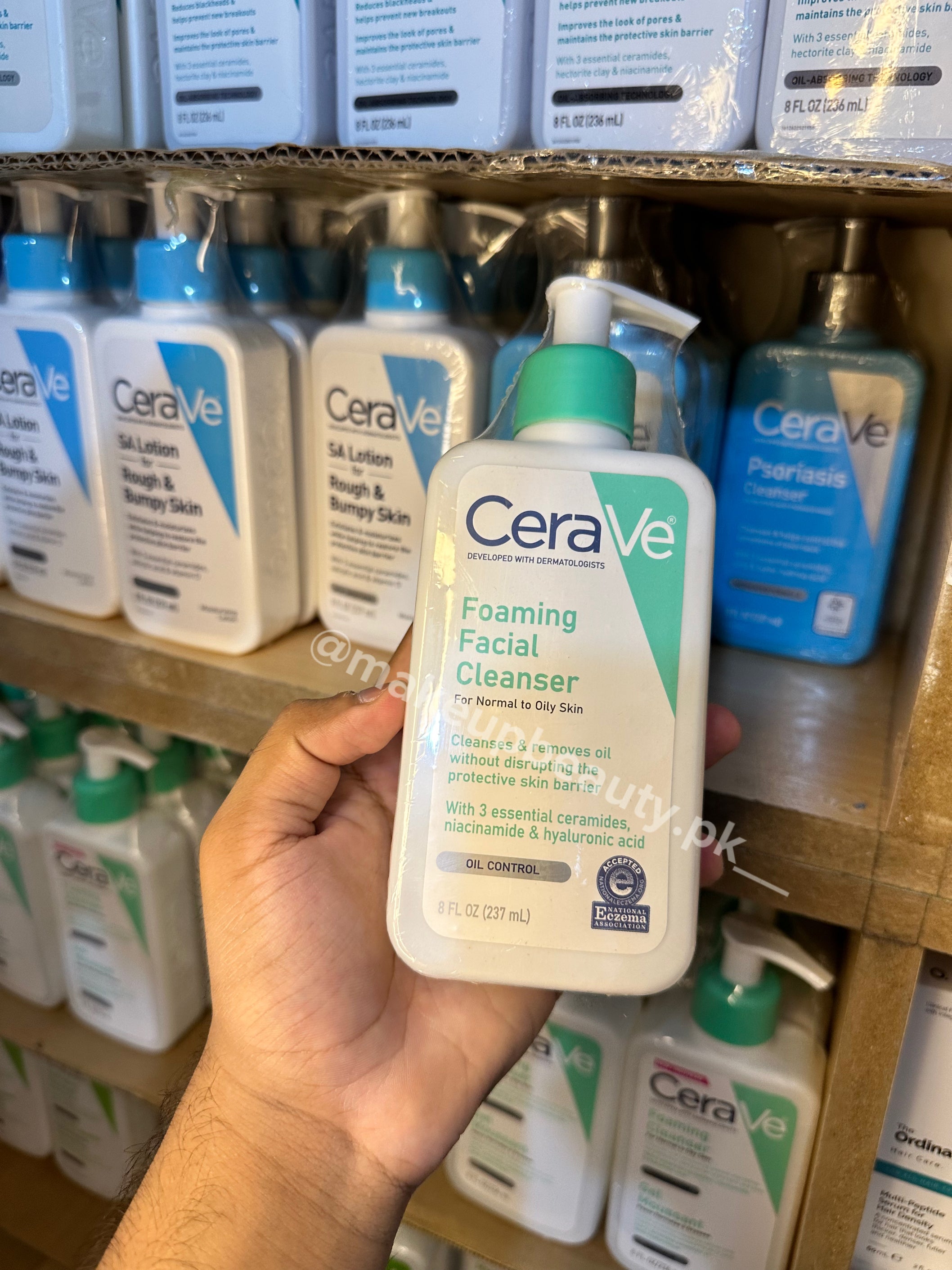 Cera ve Foaming Facial Cleanser 237 ML. – MakeupBeauty.Pk